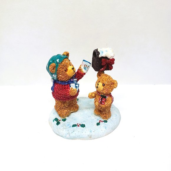 Russ Berrie | Holiday | Russ Christmas In Teddy Town Figurine Bear ...